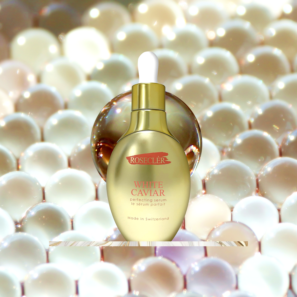 White Caviar Perfecting Serum | ROSECLÉR Luxurious Swiss Clean Skincare